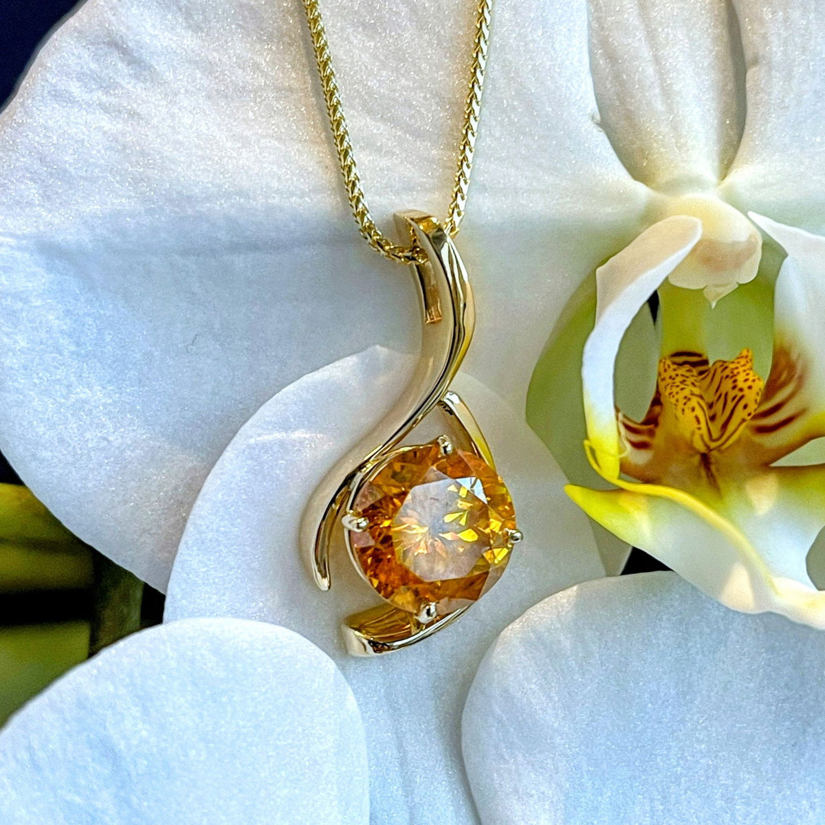 Sphalerite Pendant – Plumb Gold & Plumb Silver