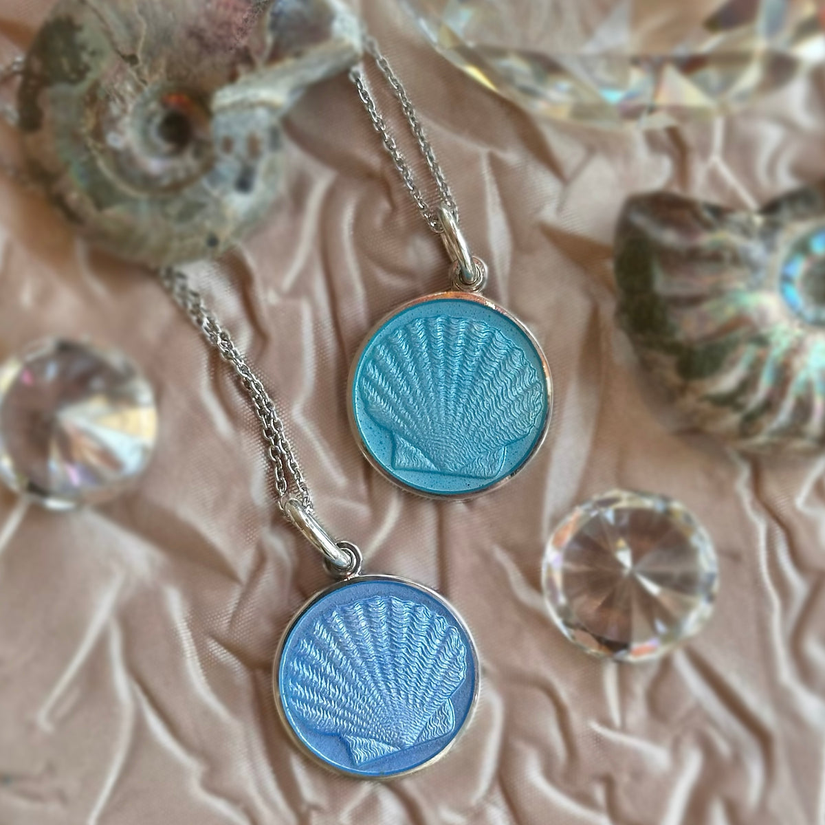 Scallop Shell Pendant – Plumb Gold & Plumb Silver
